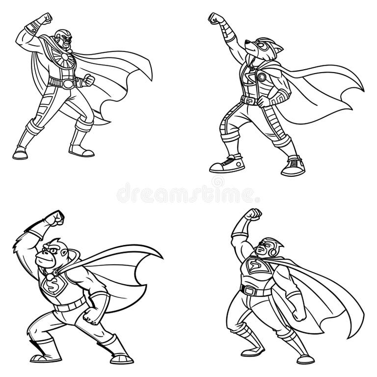 Bundle Cartoon Animation Line Art and Illustrator Stock Vector ...