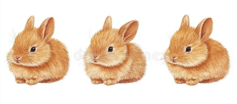 A Bundle of Clipart Containing Three Watercolor Illustrations of ...