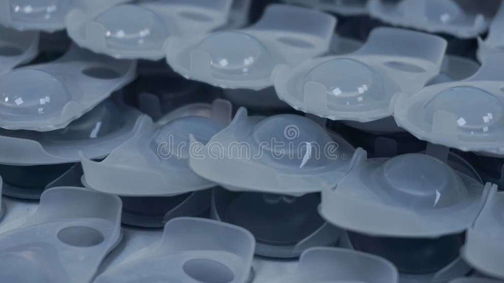 Bundle of daily Contact Lenses Stock Photo - Image of buying, clear ...