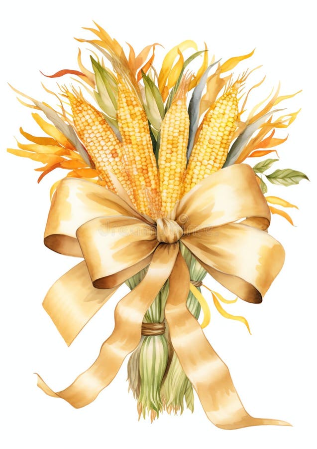 Corn Stalks Tied Stock Illustrations – 26 Corn Stalks Tied Stock ...