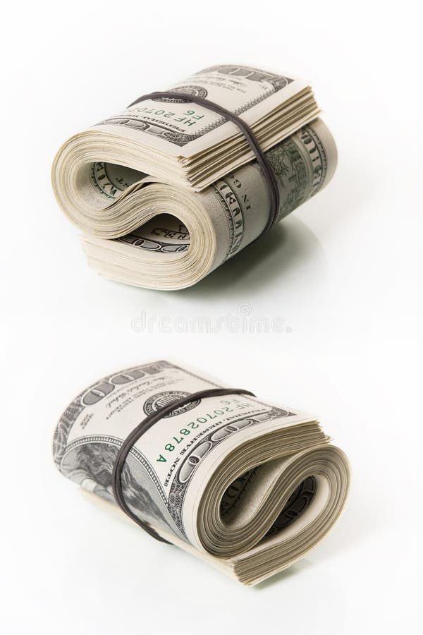 Bundle of dollar bills stock image. Image of monetary - 11356731