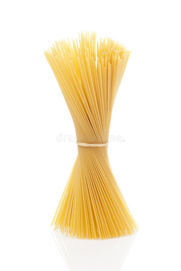 Bundle of dry spaghetti stock image. Image of traditional - 25162963