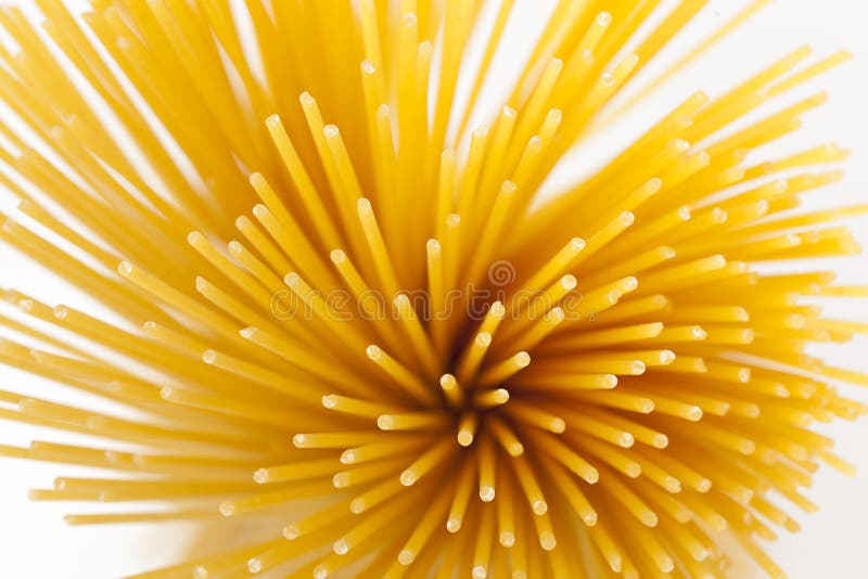 Bundle of dry spaghetti stock image. Image of uncooked - 25162983