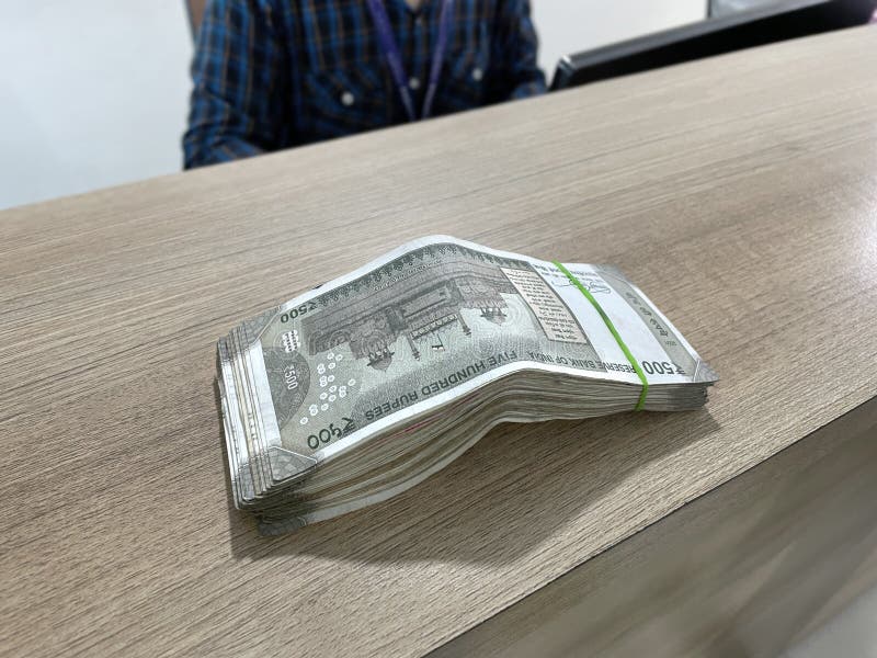 Indian Money 500 Rupees Bundles