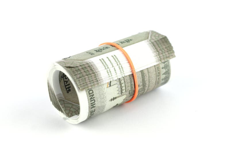 A Bundle of Indian Rupees stock image. Image of savings - 99586745