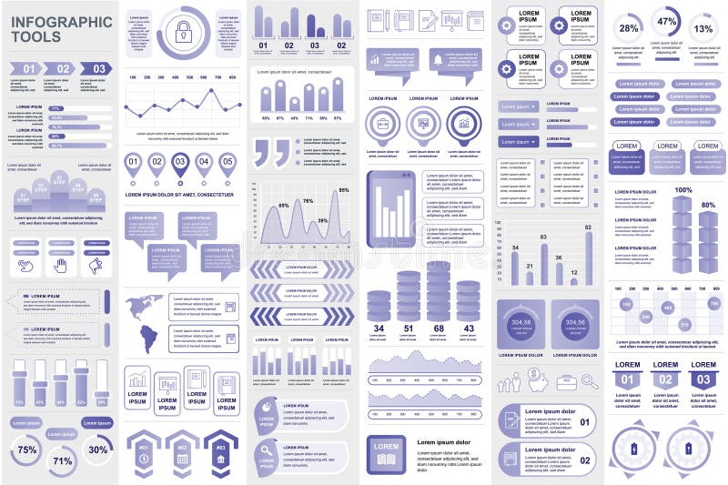 Bundle Business and Finance Infographics Presentation Slides Template. Different Charts ...