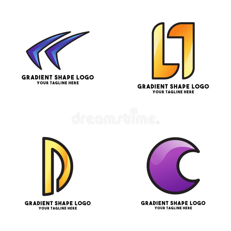 Bundle Logo Modern Trend Concept Stock Vector - Illustration of working ...