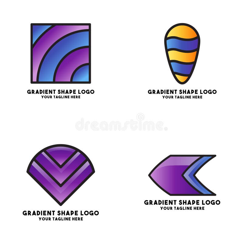 Bundle Logo Modern Trend Concept Stock Vector - Illustration of ...