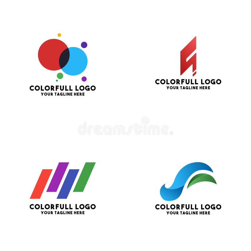 Bundle Logo Modern Trend Concept Stock Vector - Illustration of ...
