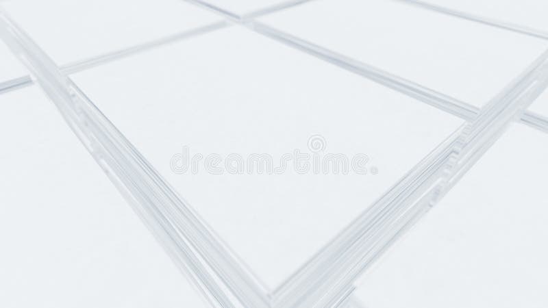 Bundle of Sheets of White Paper. White Desk in Office. Business and ...