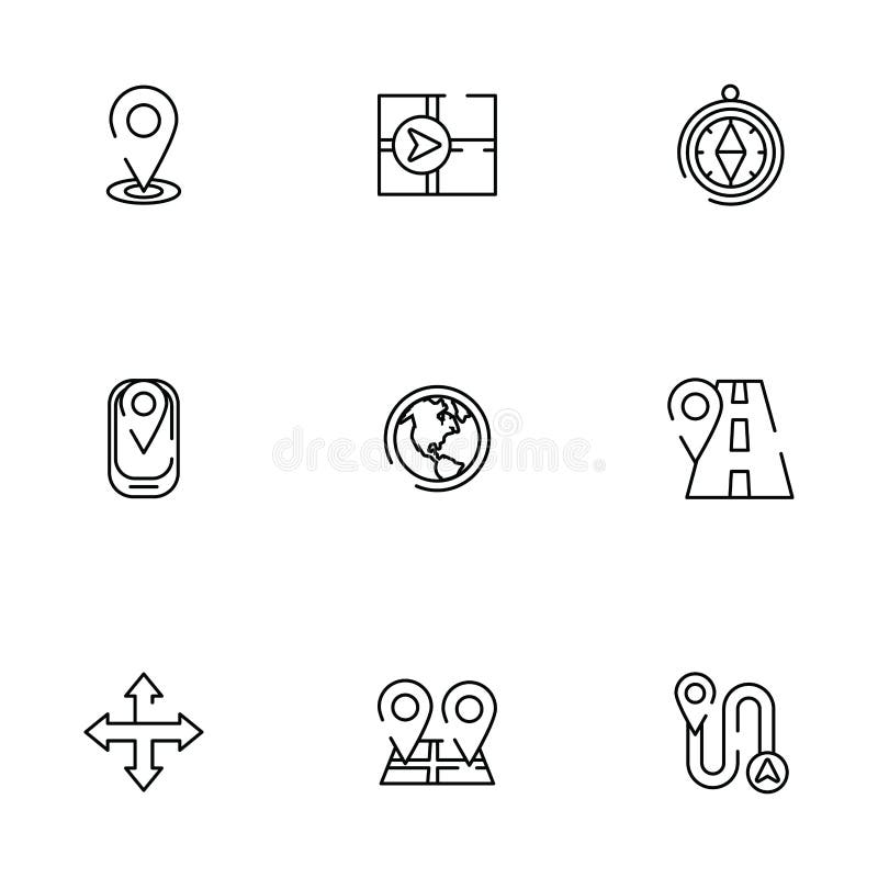 Maps Bundle Stock Illustrations – 117 Maps Bundle Stock Illustrations ...