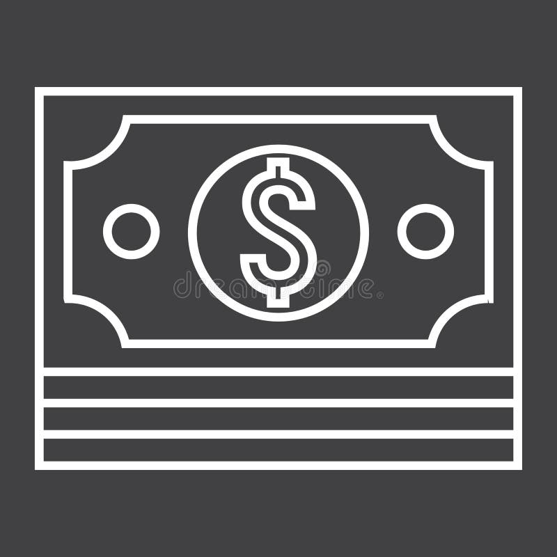 Bundle of Money Coin Solid Icon, Finance Business Stock Vector ...