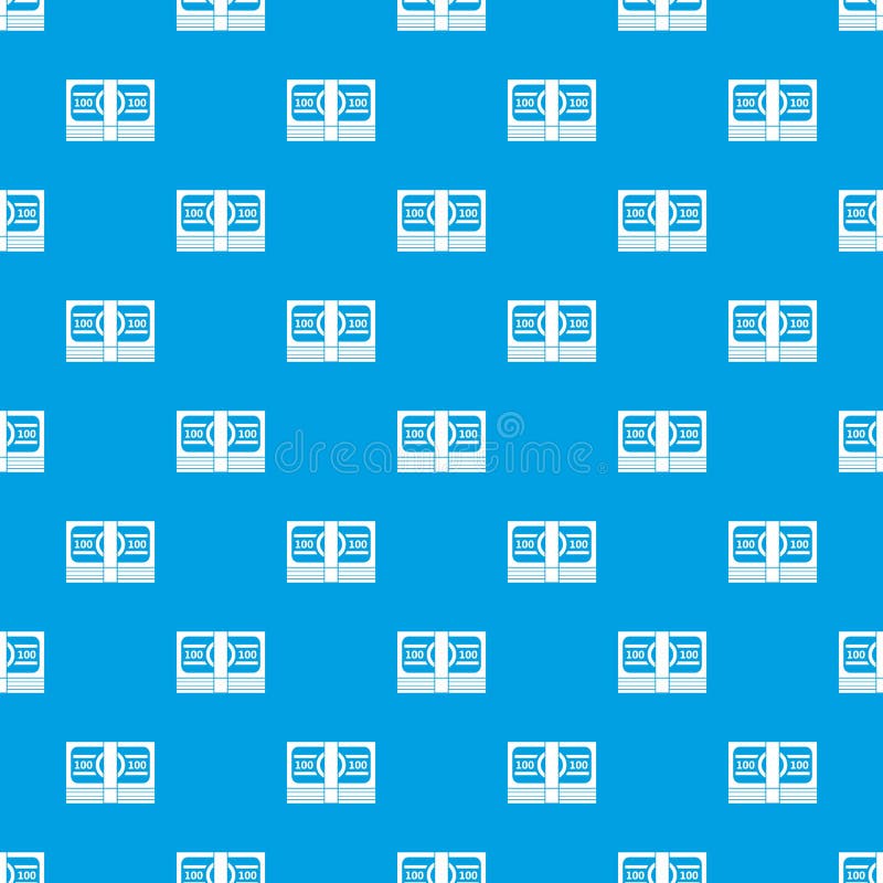Blue Money Seamless Pattern Stock Vector - Illustration of coins, color ...