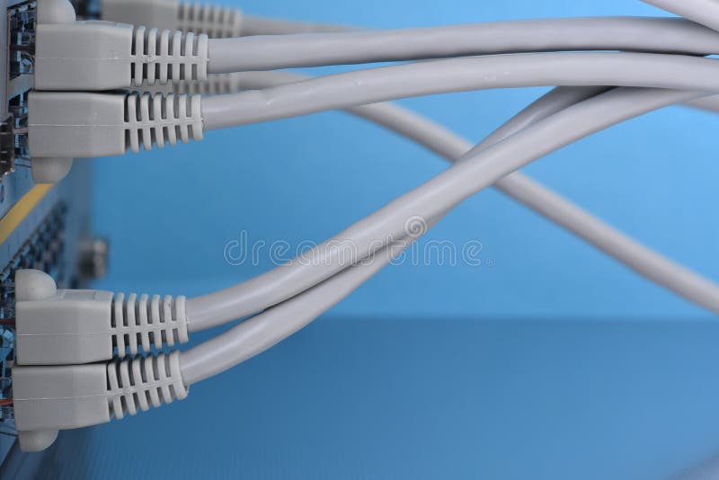Bundle of network cables stock photo. Image of abstract - 26551992