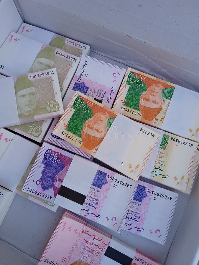 Pakistani Currency New Note 10 Rupees Bundle. New Copy of Rs Stock ...