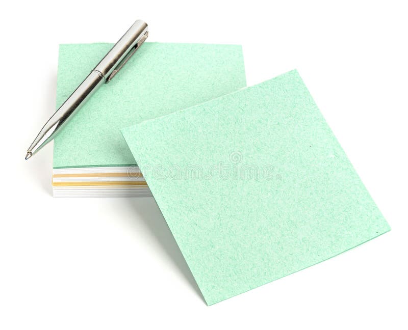 Notice paper stock photo. Image of postit, isolated, remember - 16283490