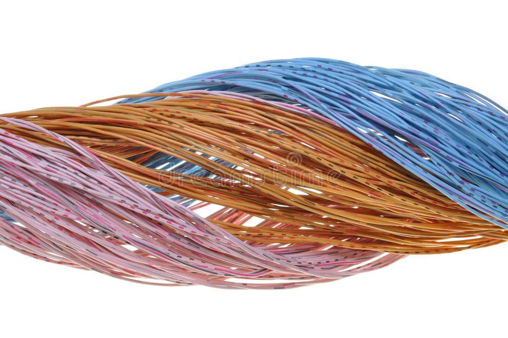 Bundle of pastel cables stock image. Image of friendly - 26459475