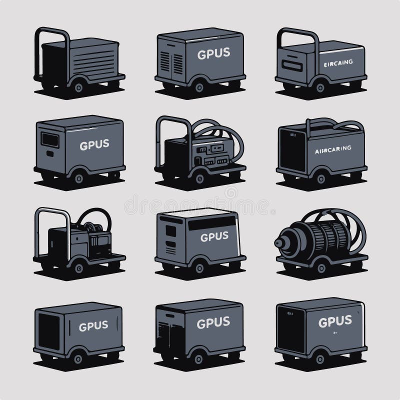 Various Ground Power Units Stock Illustrations – 5 Various Ground Power ...