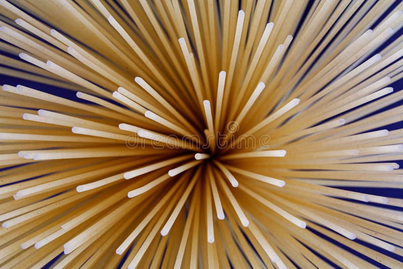 The Bundle of Spaghetti is Beautifully Laid Out in the Form of a Circle ...