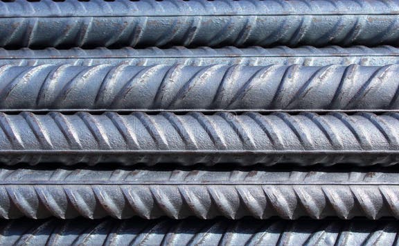 Bundle of Steel Reinforcement Bars Stock Image - Image of reinforcing ...