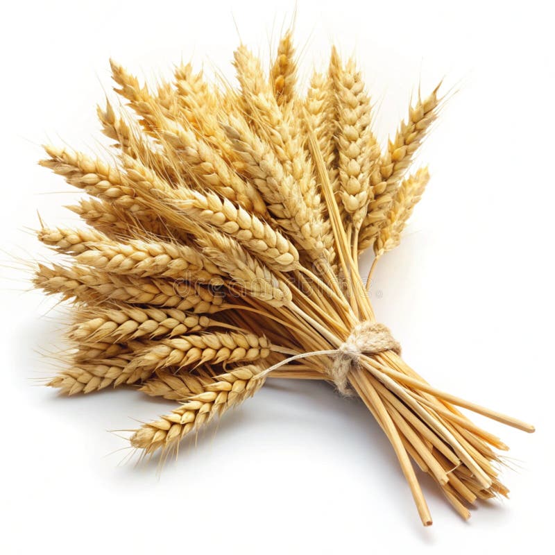 Bundle of wheat stalks stock illustration. Illustration of pantry ...