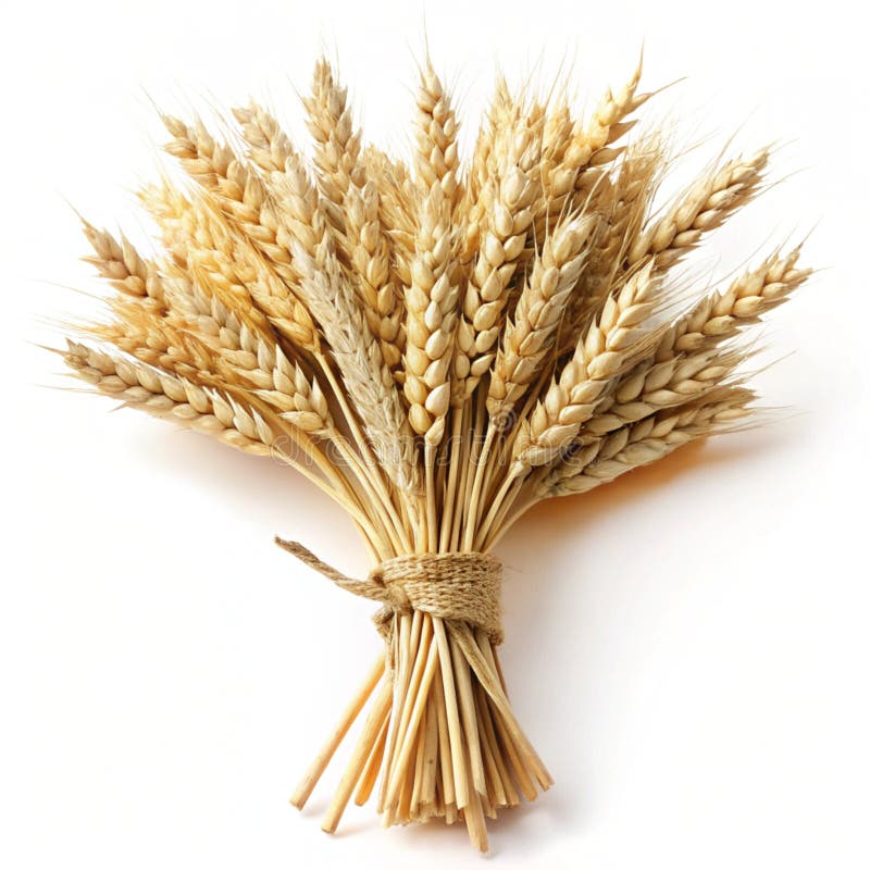 Bundle of wheat stalks stock illustration. Illustration of nutrition ...