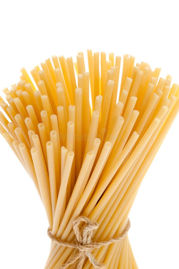 Bundled makaroni stock image. Image of italian, long - 12993769