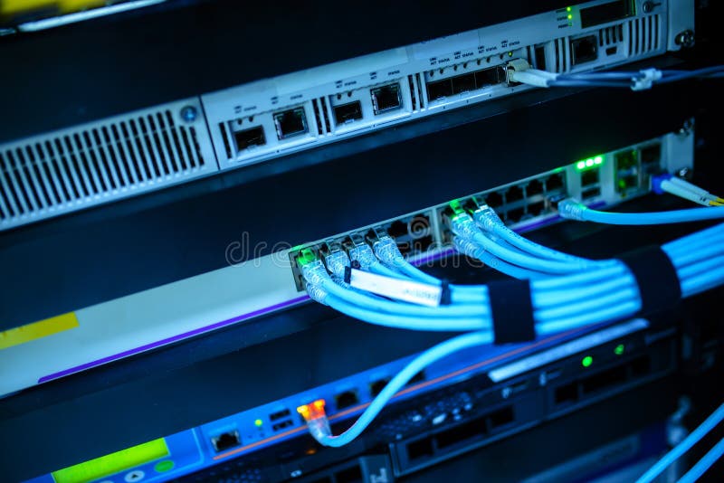 Bundled cabling stock image. Image of close, ethernet - 246609441
