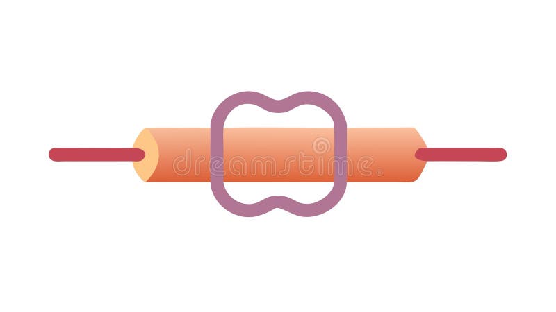 Bundled Wire or Cable Icon in Flat Design, Electrical Connection ...
