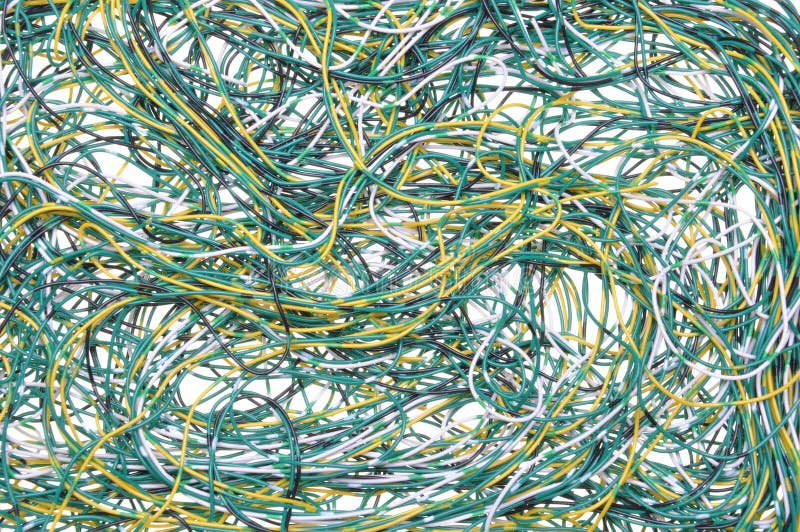 Bundles of cables stock image. Image of closeup, equipment - 46775225
