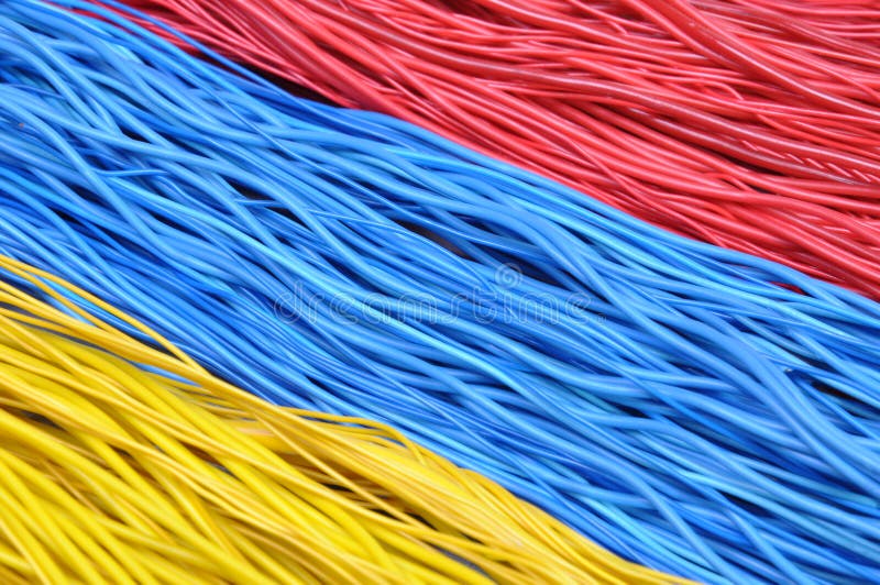 Bundles of cables stock photo. Image of business, closeup - 30700542
