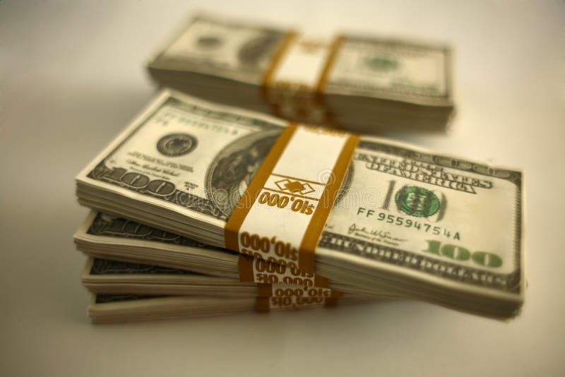 Bundles of cash stock image. Image of crime, dollar, bundle - 6317739