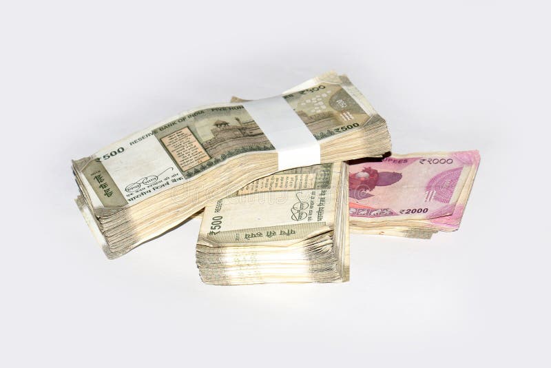 Indian Money 1000 Notes Bundles