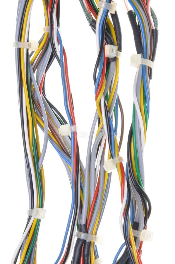 Bundles of network cables stock image. Image of concept - 26079599