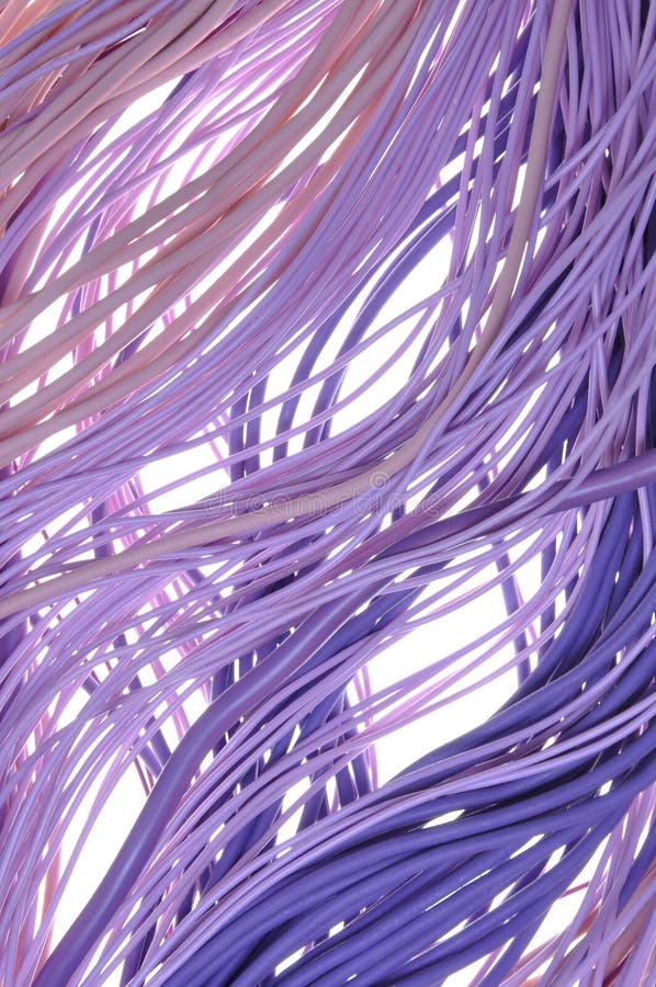 Colorful bundles of wires stock image. Image of digital - 30700385