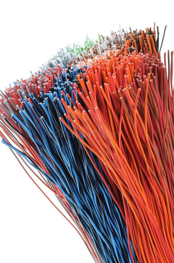 Bundles of Wires in Global Network System Stock Image - Image of ...