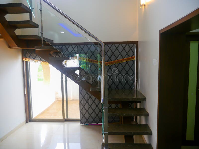 Bungalow or Farm House Inside Interior View in India. Stock Photo ...