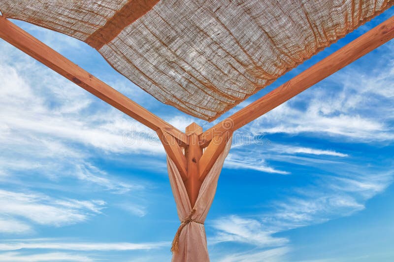 Bungalows Canopy Against the Sky Stock Image - Image of morning ...