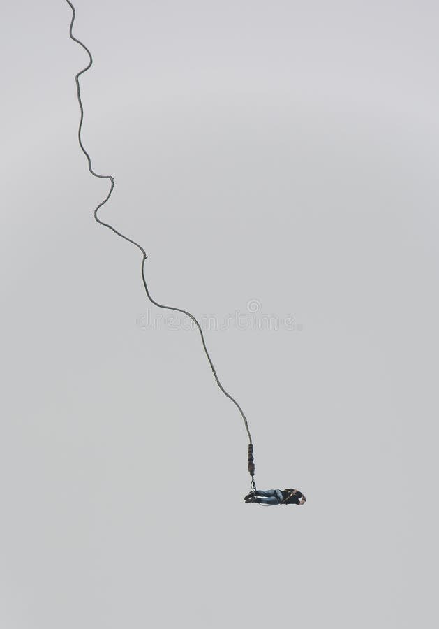 Bungee Jumper in Extreme Height Editorial Photo - Image of motivation ...
