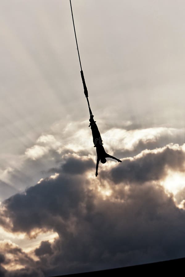 Bungee jumping stock photo. Image of pretty, party, extreme - 13188124