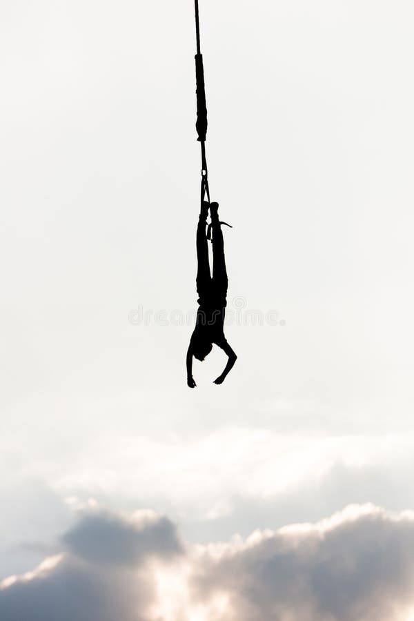 Bungee jumping stock photo. Image of pretty, party, extreme - 13188124