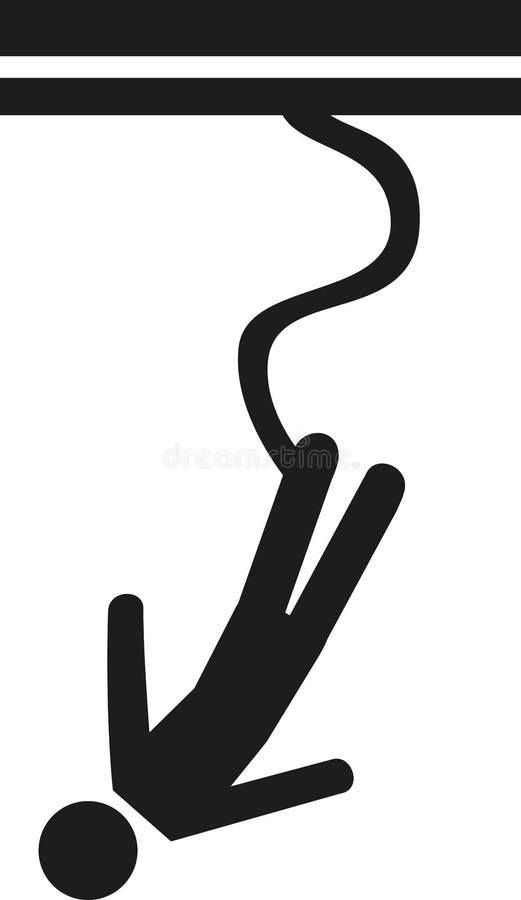 Bungee jumping icon stock vector. Illustration of bungy - 85848422