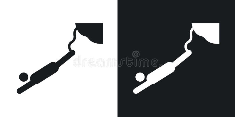 Bungee Jumping Icon Vector Set on White Background Stock Vector ...