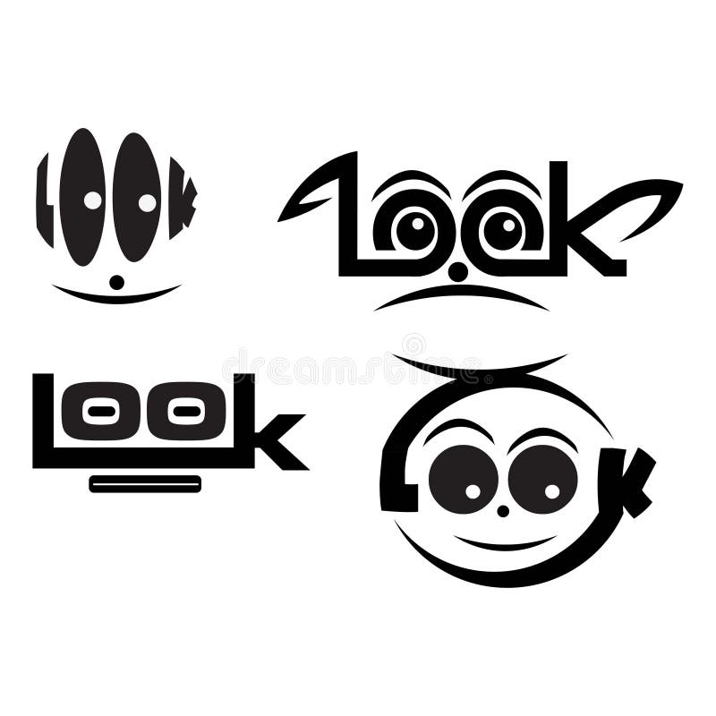 Word Look Eyes Icon Stock Illustrations – 51 Word Look Eyes Icon Stock ...