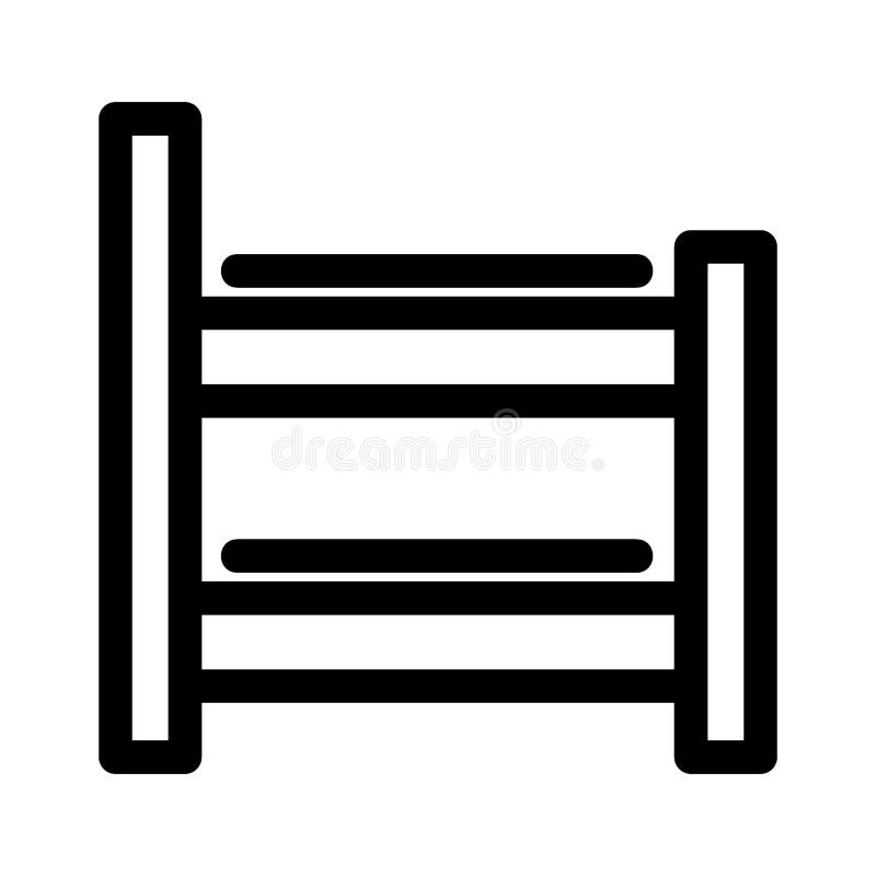 Bunk Bed Icon Or Logo Isolated Sign Symbol Vector Illustration Stock