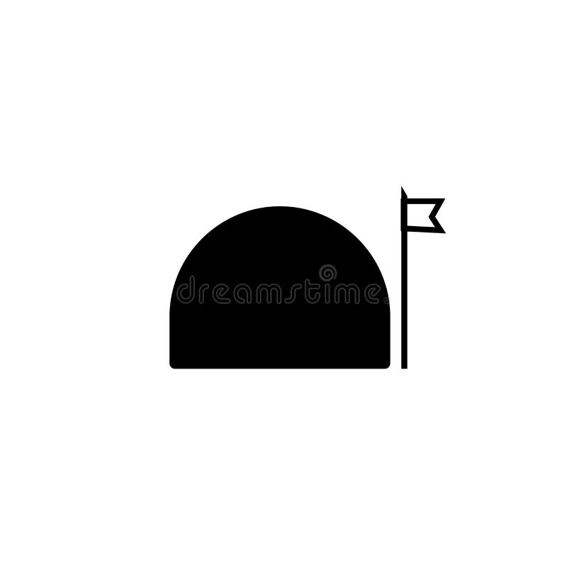 Bunker Concept Vector Linear Icon Isolated on Transparent Background ...