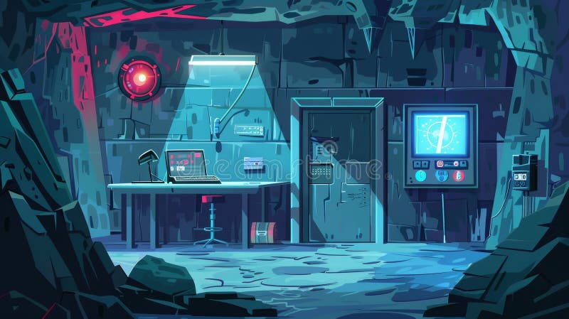 Bunker, Scientific Laboratory for Secret Project Research. Headquarters ...