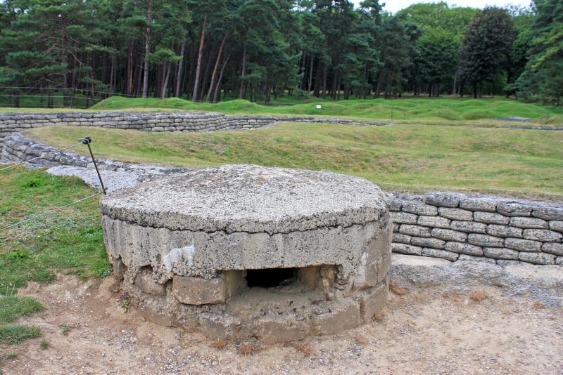 Bunker and trenches stock photo. Image of trench, trenches - 68870878