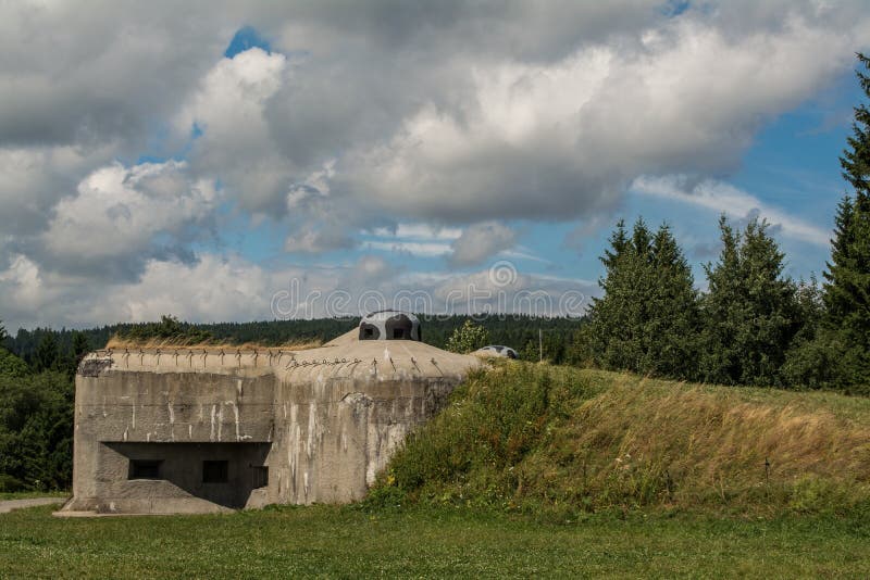 Bunker from the war stock image. Image of fortified, horizontal - 36540613