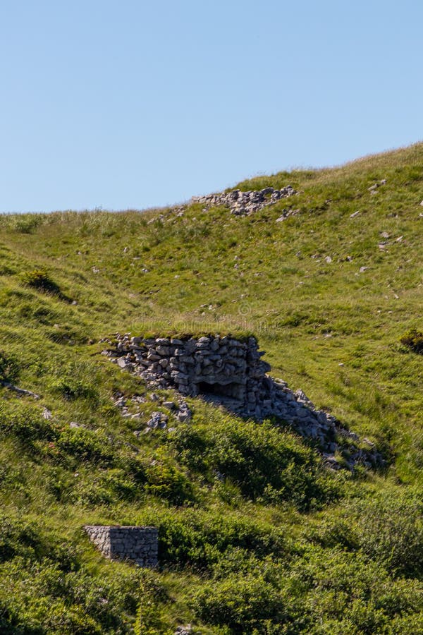 Bunker from 1 World War Front Side Stock Photo - Image of warfare ...